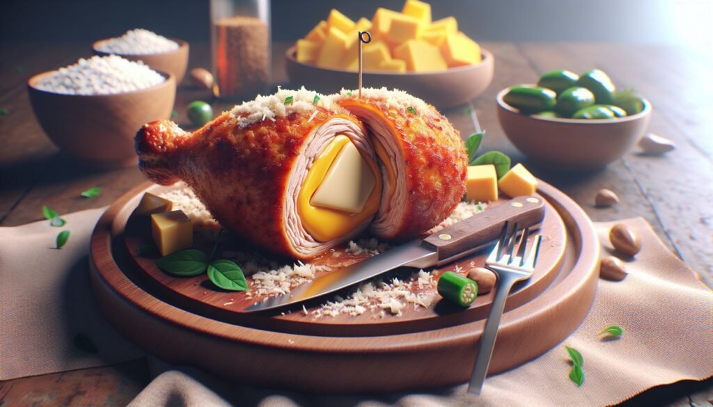 Coxa de Frango Recheada com Queijo: Delícia Low Carb Brasileira